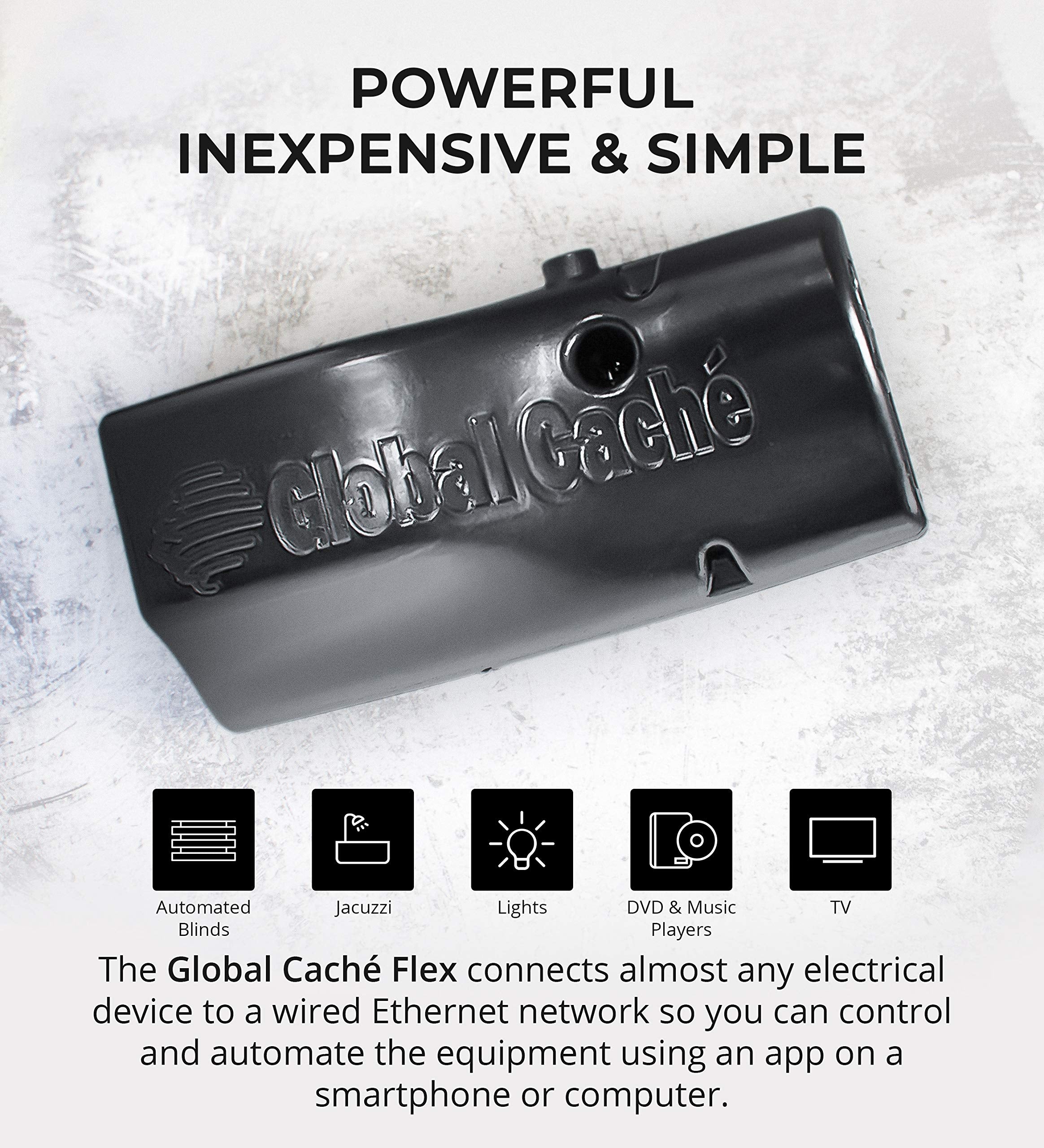 Global Cache Flex-IP-P iTach Flex Smart End-Point, Ethernet (with PoE) - Music gear, musical ...