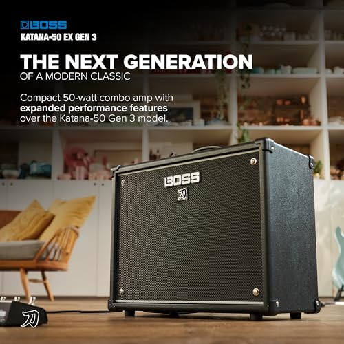Boss Katana-50 EX Gen 3 50-watt 1 x 12-inch Combo Amplifier - Music gear, musical instruments ...